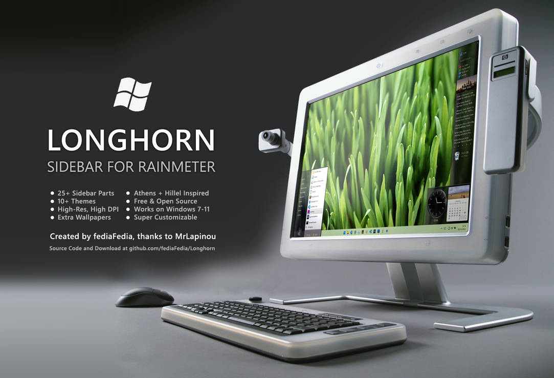 Longhorn Sidebar for Rainmeter by fediaFedia on DeviantArt Longhorn Sidebar for Rainmeter by fediaFedia on DeviantArt