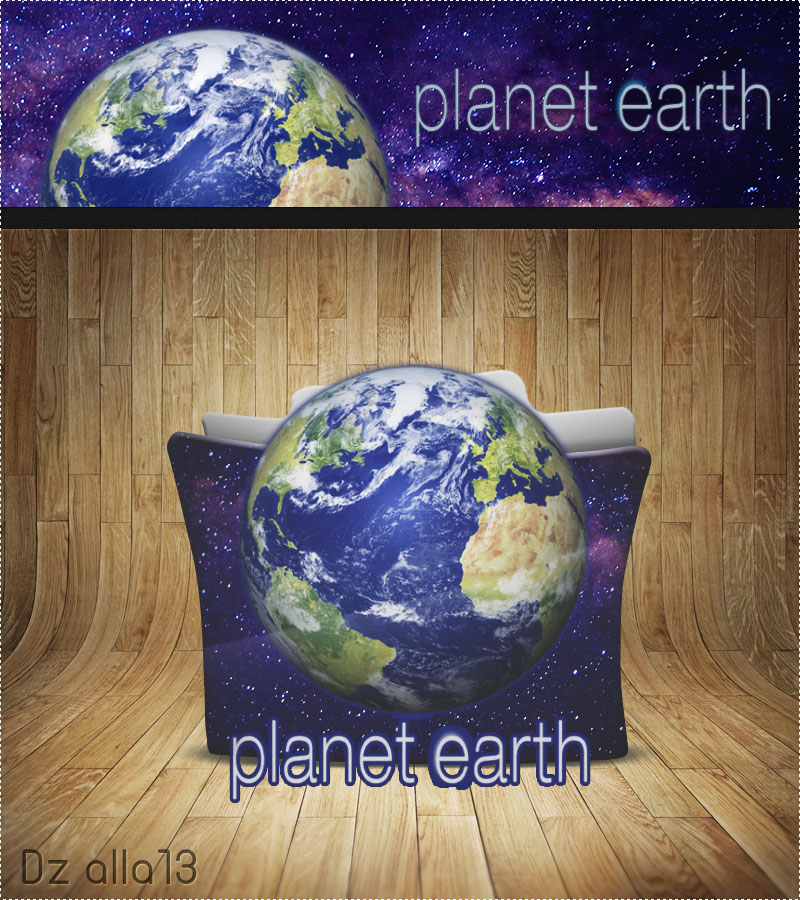 Planet Earth Folder Icon by alla13 on DeviantArt