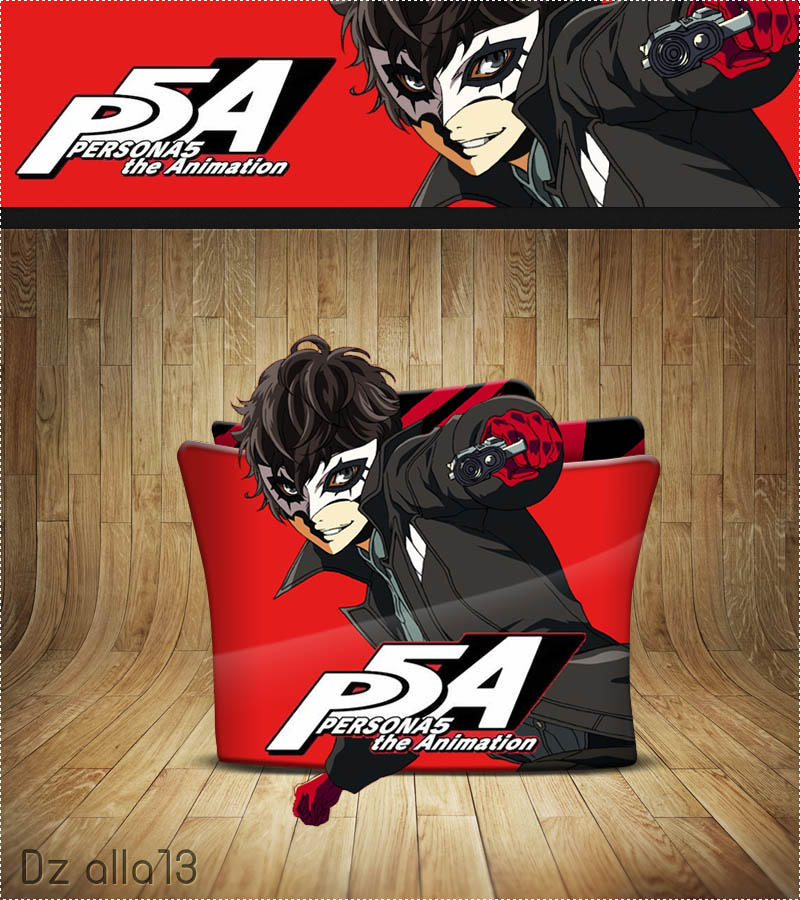 Persona 5 the Animation Folder Icon by alla13 on DeviantArt