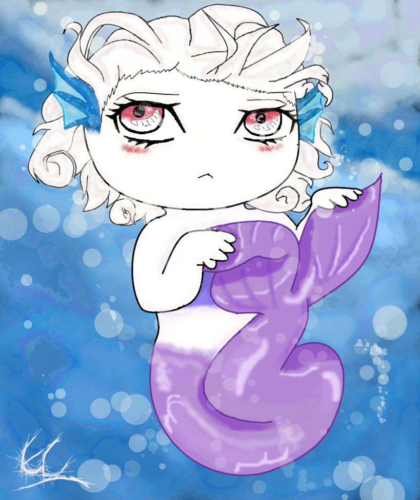 Levi x Chibi!Mermaid!Reader by Ellz12 on DeviantArt