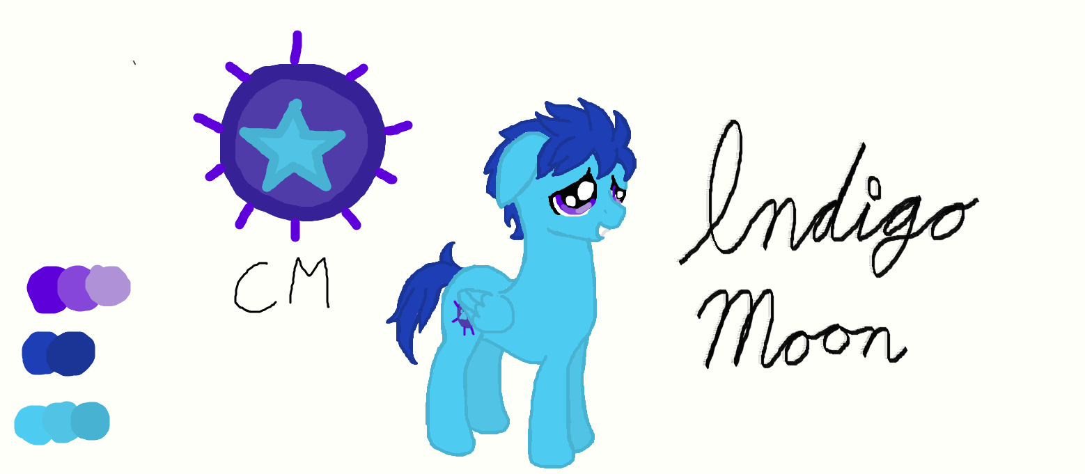 Indigo Moon - MLP OC by The-Wandering-Fairy on DeviantArt