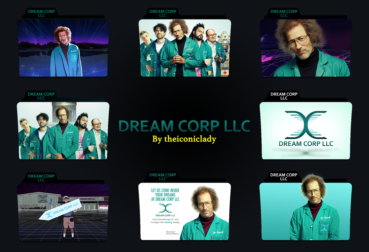 Dream Corp LLC Folder Icons by theiconiclady on DeviantArt