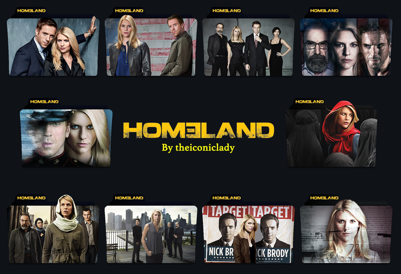 Homeland Folder Icons by theiconiclady on DeviantArt