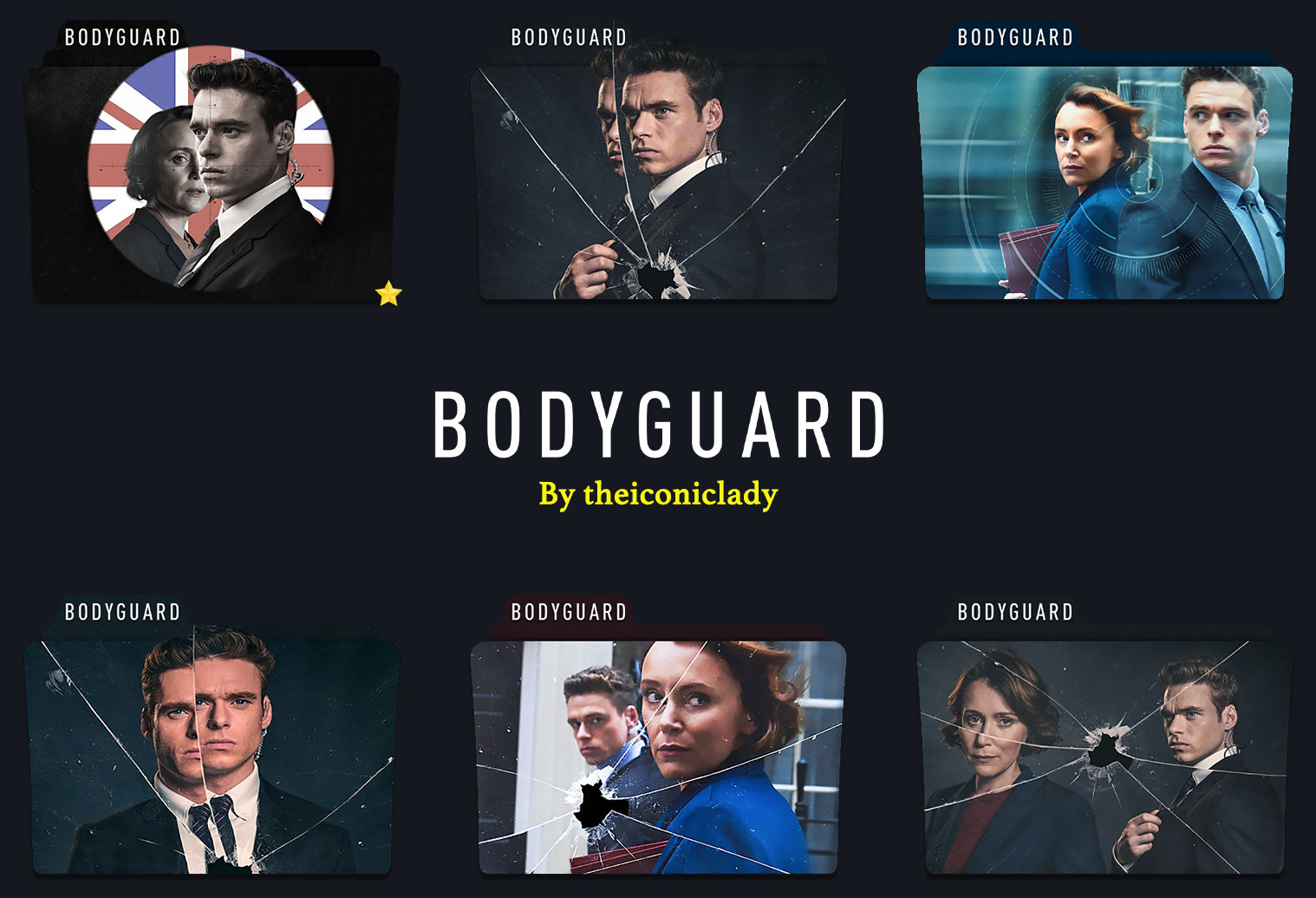 Bodyguard Folder Icons by theiconiclady on DeviantArt
