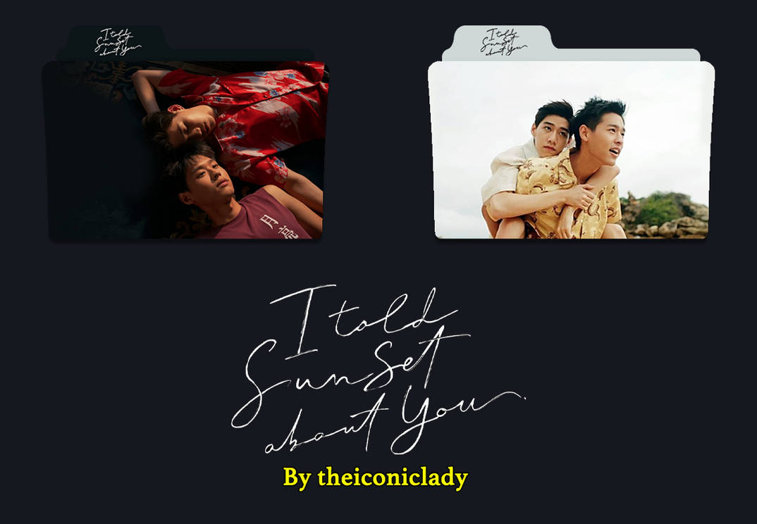 I Told Sunset About You Folder Icons by theiconiclady on DeviantArt