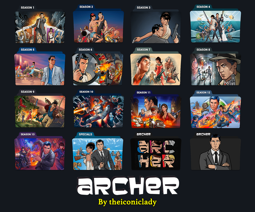Archer Season Folder Icons by theiconiclady on DeviantArt