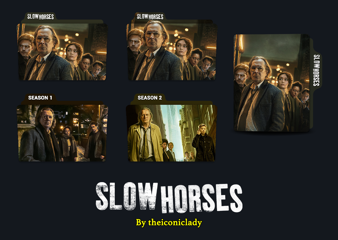 Slow Horses Season Folder Icons by theiconiclady on DeviantArt