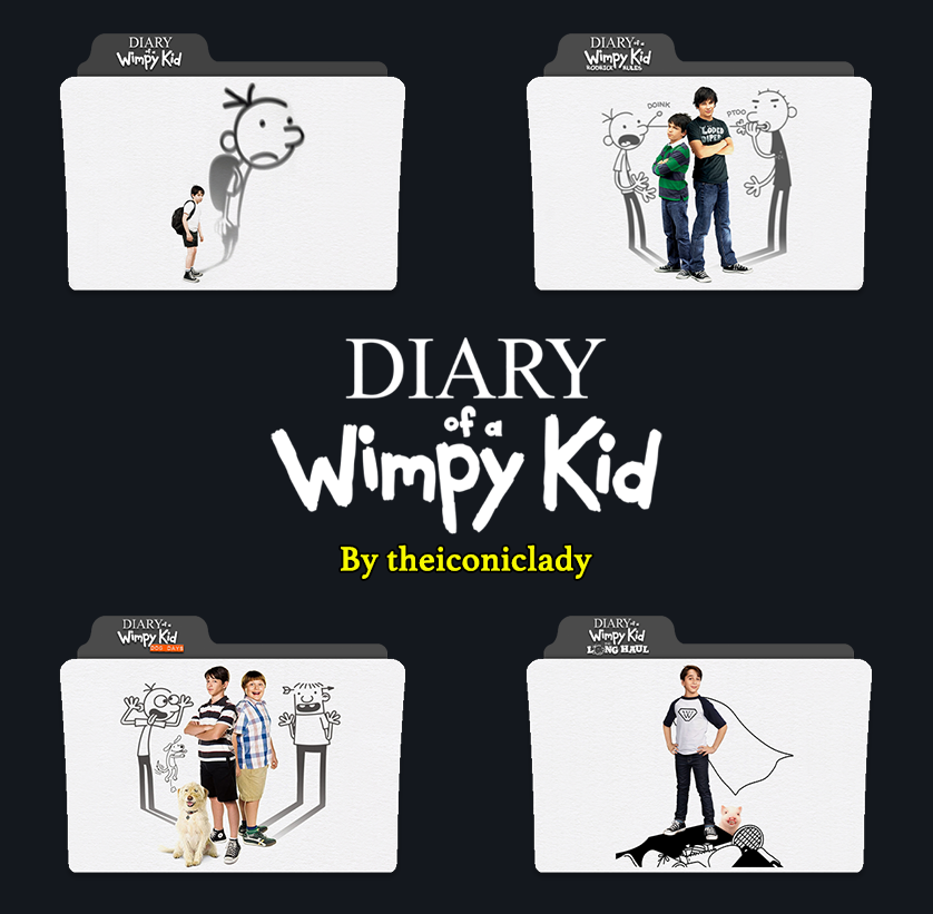 Diary of a Wimpy Kid Movies Folder Icons by theiconiclady on DeviantArt
