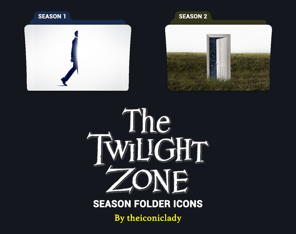 The Twilight Zone Season Folder Icons by theiconiclady on DeviantArt