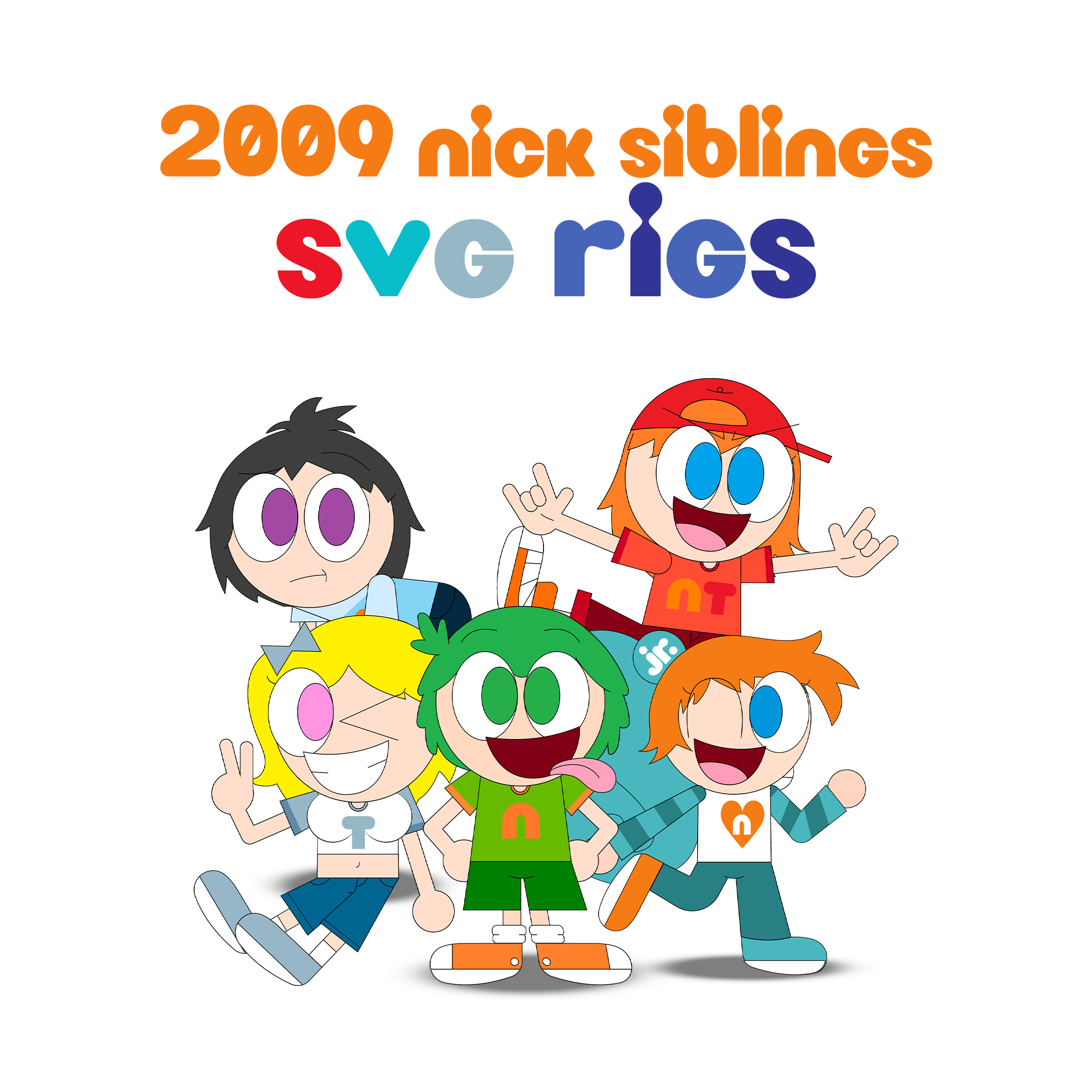 2009 Nick Siblings SVG Rigs by Vissy1 on DeviantArt