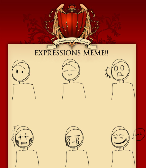 Expressions Meme by Nara-kun on DeviantArt