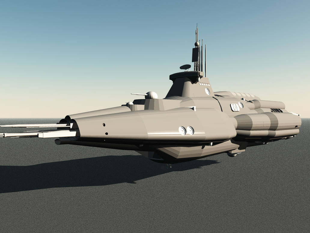Bogos-Class Cruiser - Untextured + UV-Layouts by Saab-FAN on DeviantArt