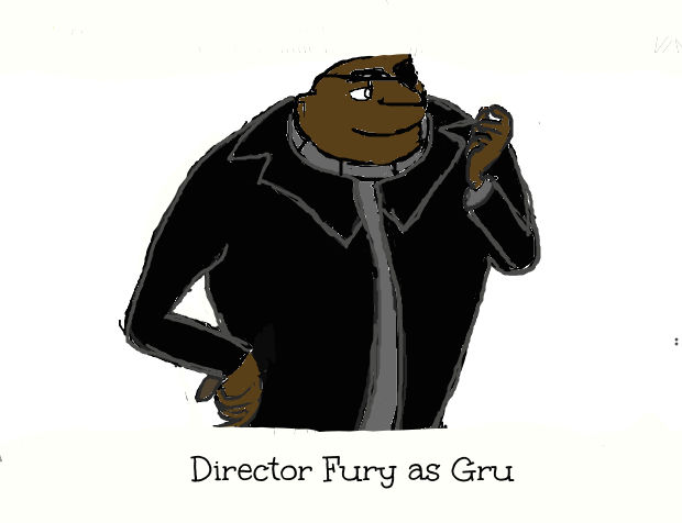 Director Fury as Gru by Futuramanerd on DeviantArt