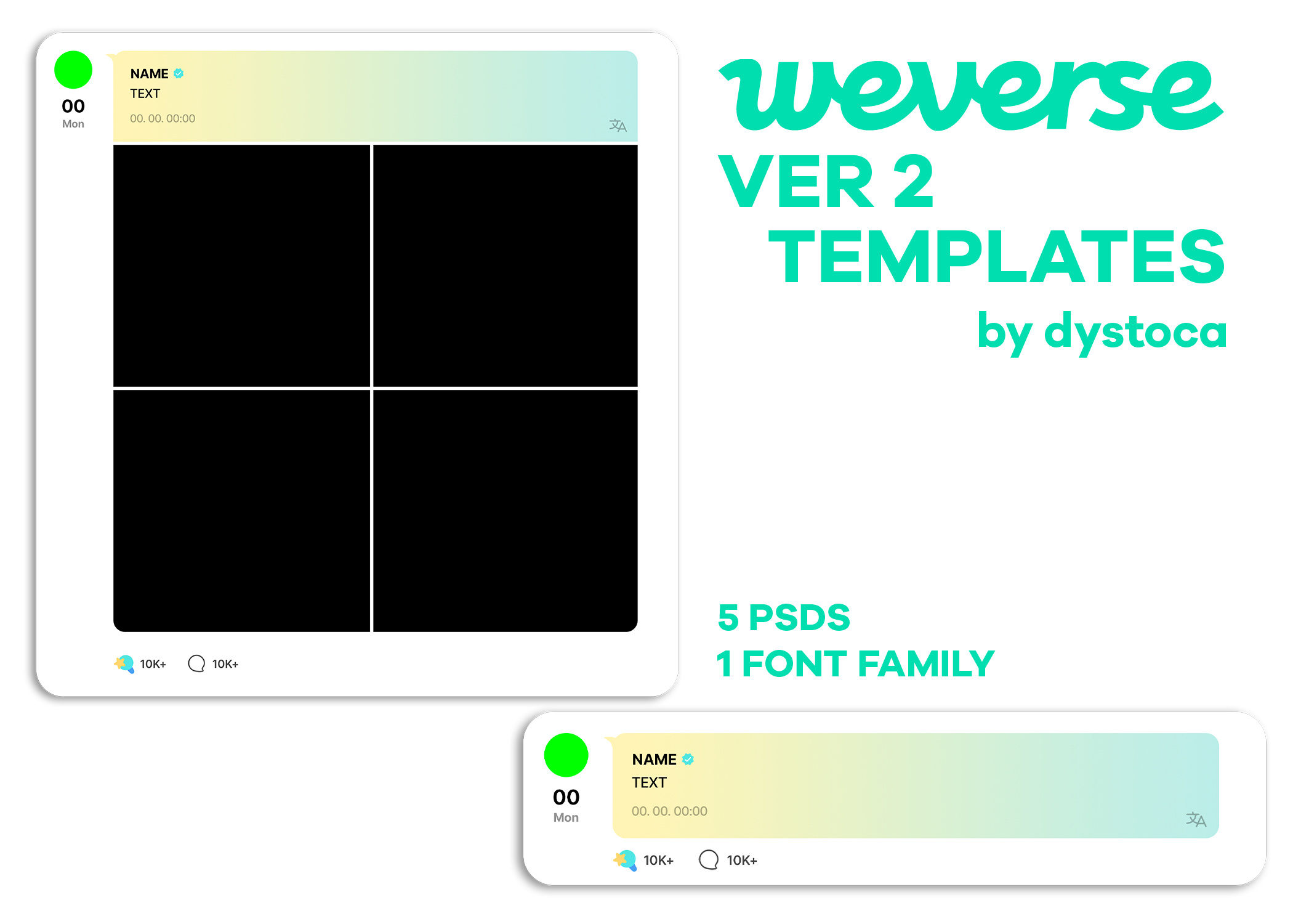 Template #17 WEVERSE VER2 PACK by dystoca on DeviantArt