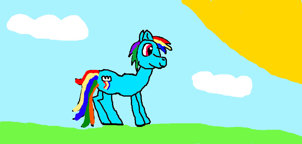 Rainbow Dash Drawing V.2 by Jokester987 on DeviantArt