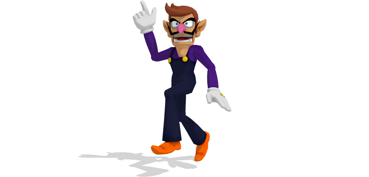 MMD Waluigi DL by ShadowlesWOLF on DeviantArt