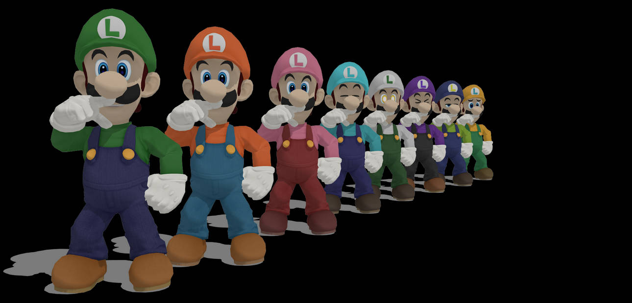 [MMD] Luigi Wii U DL by ShadowlesWOLF on DeviantArt