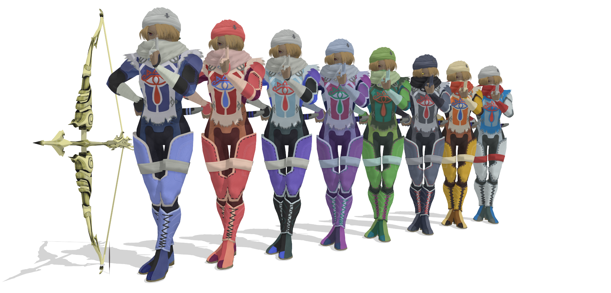 [MMD] SSB Wii U Sheik DL + by ShadowlesWOLF on DeviantArt