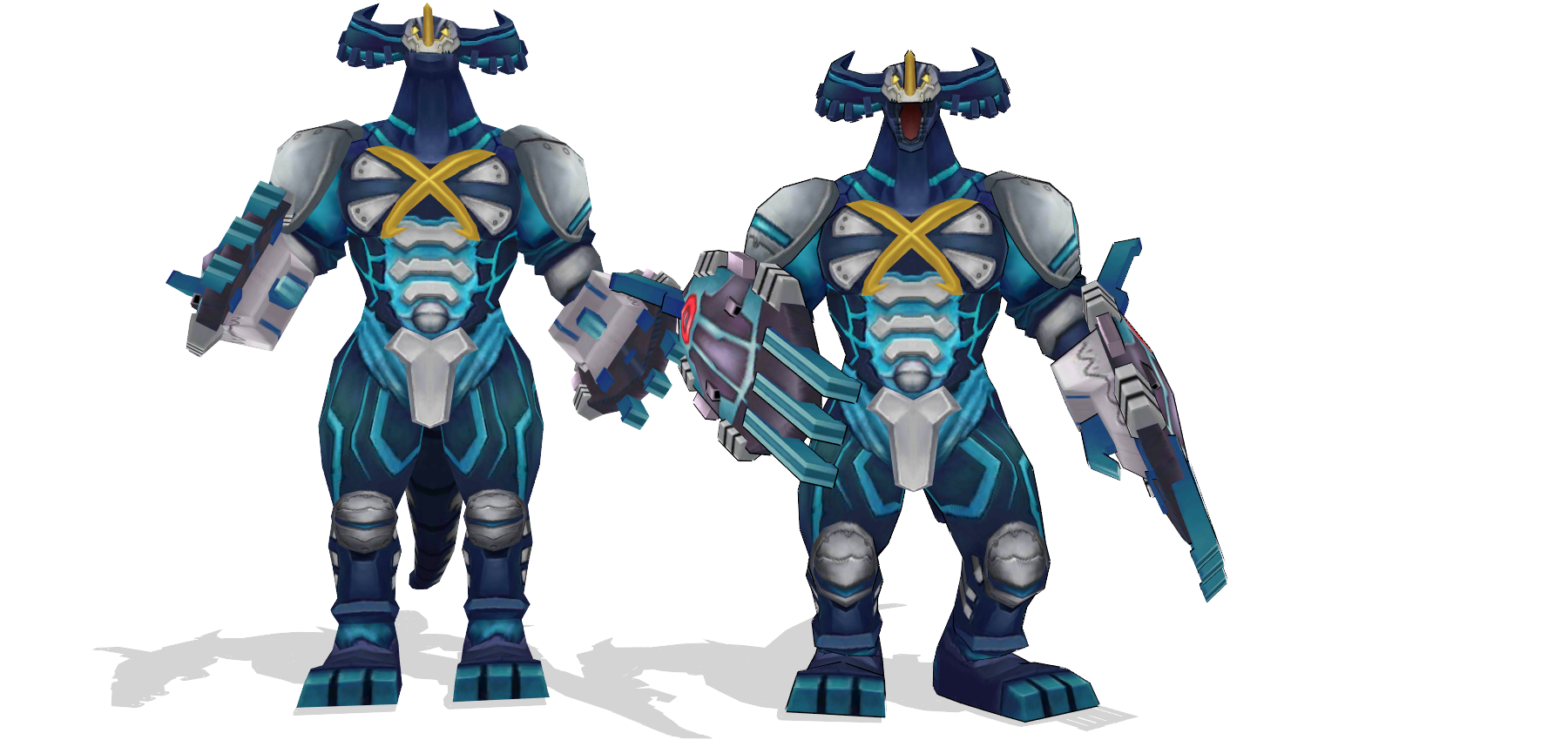 Cyber Gomora Model by ShadowlesWOLF on DeviantArt