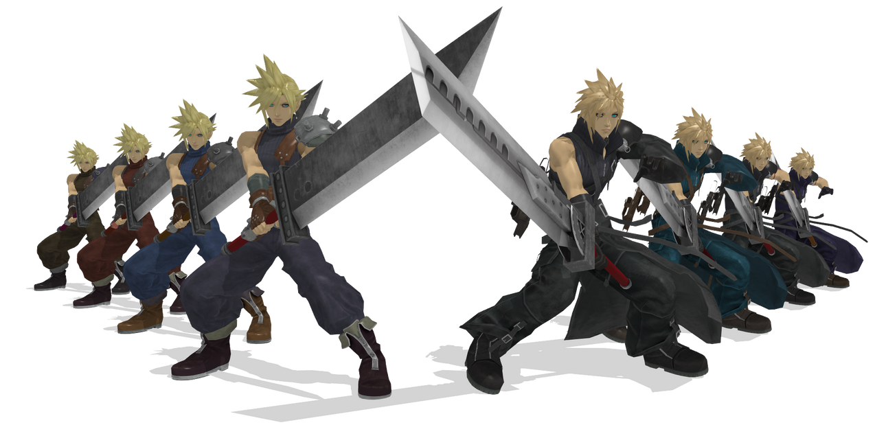 MMD SSB Ultimate Cloud Strife DL by ShadowlesWOLF on DeviantArt