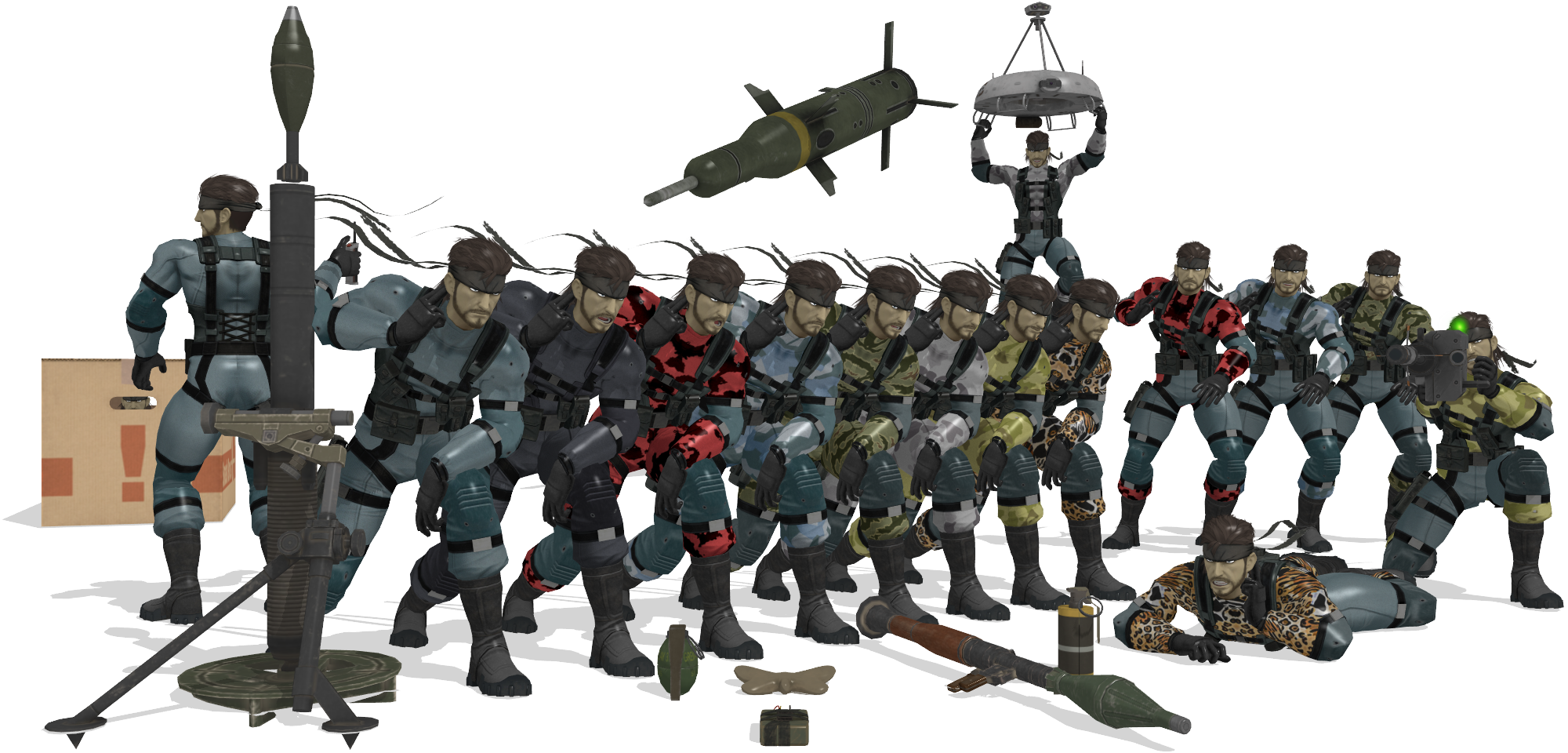 MMD Snake From SSB Ultimate DL + by ShadowlesWOLF on DeviantArt