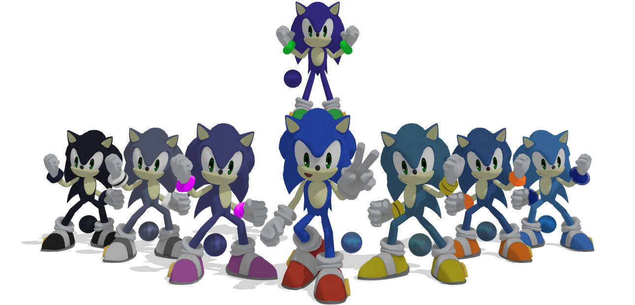 MMD SSB Ultimate Sonic DL by ShadowlesWOLF on DeviantArt