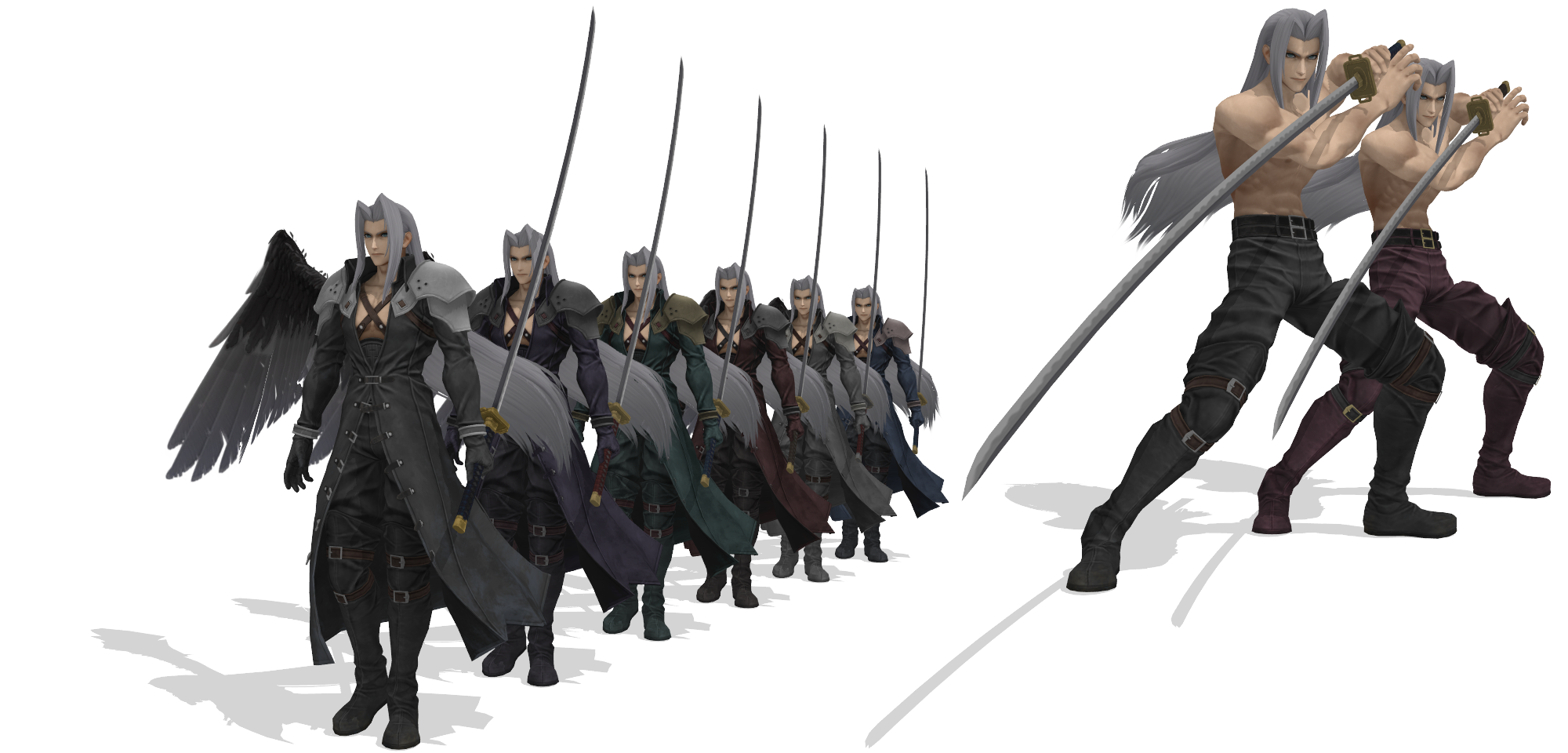 MMD SSB Ultimate Sephiroth - Complete DL+ by ShadowlesWOLF on DeviantArt