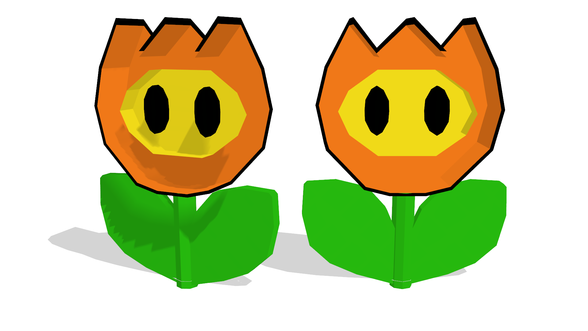 [3D Paper Mario] Fire Flower MMD DL by ShadowlesWOLF on DeviantArt