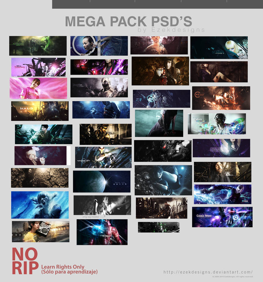 MegaPack Psd's LRO by ezekdesigns on DeviantArt