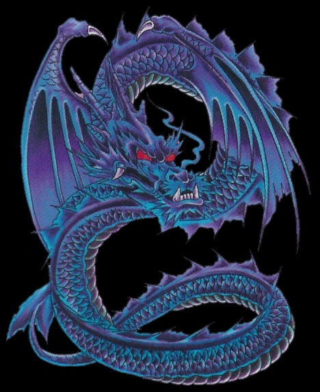Evil Blue Dragon by KapootMeister on DeviantArt
