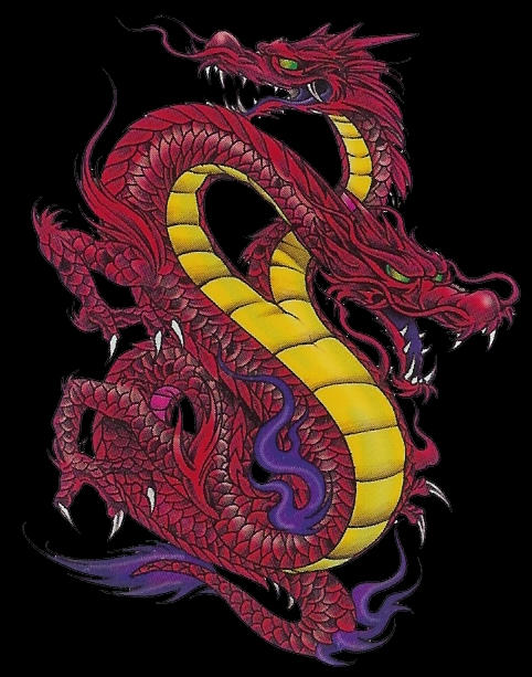 Red Two Headed Dragon by KapootMeister on DeviantArt
