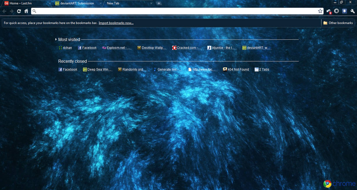 Deep Blue Chrome by AsterioX10 on DeviantArt