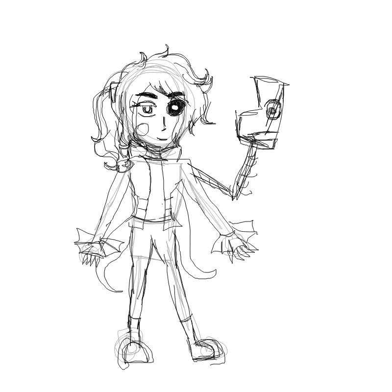 Mangle Human Version by dukadog on DeviantArt