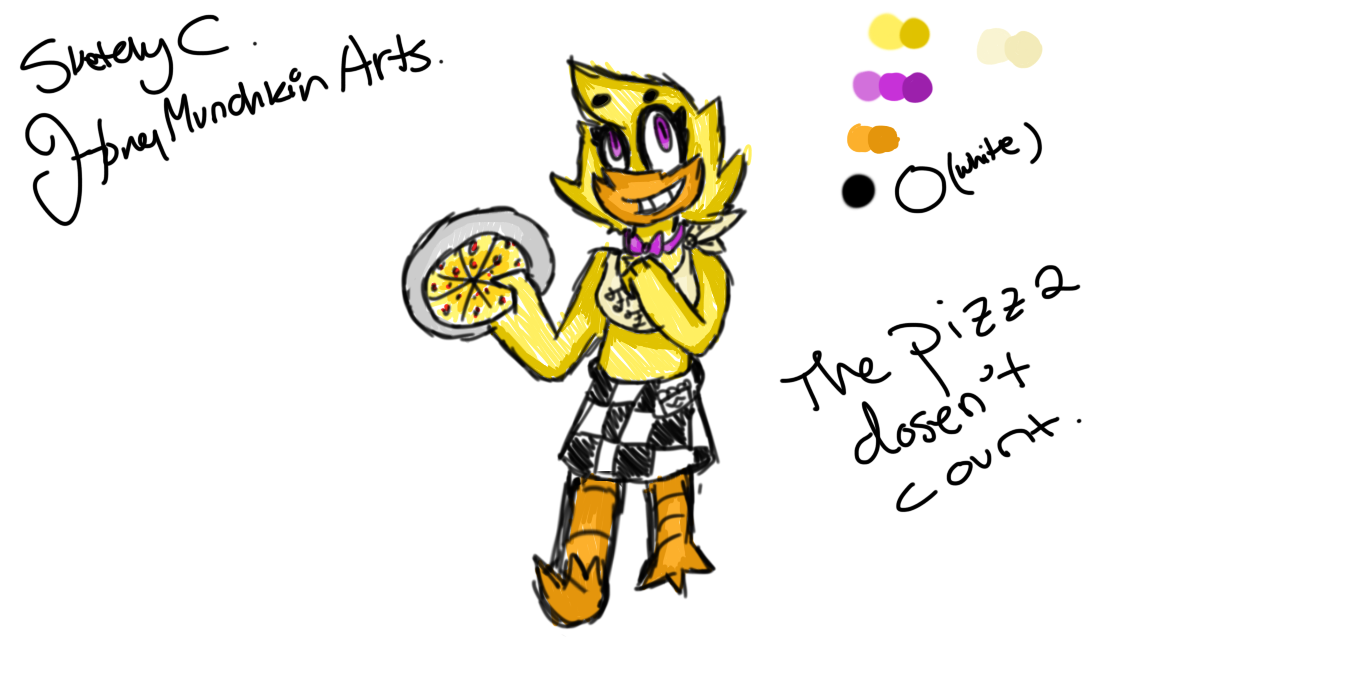 Chica colouring code by HoneyMunchkinArts on DeviantArt