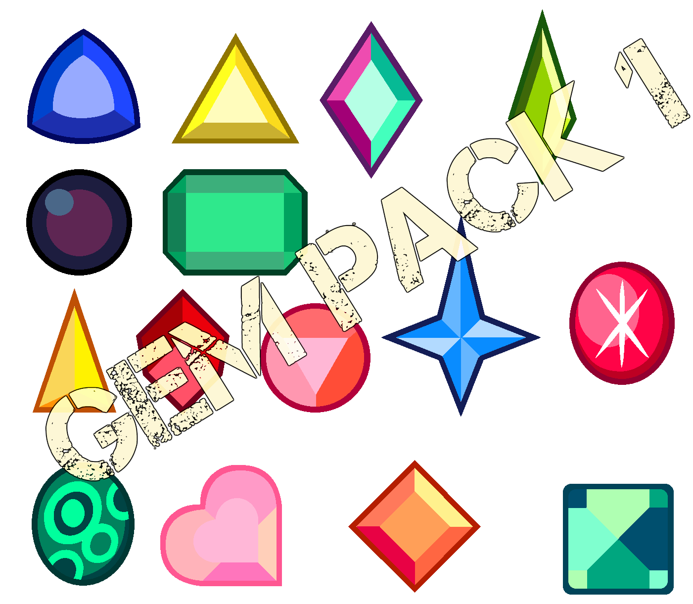 Gems pack 1 P-T-U by Lavender-Doodles on DeviantArt