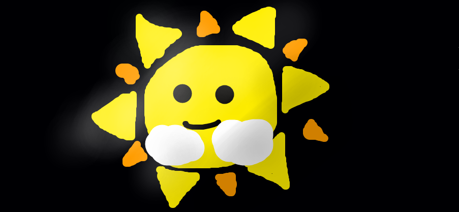 Creepy Sun I made. :/ by YummonDora on DeviantArt