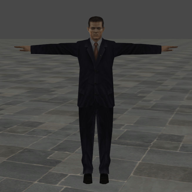 Secretary of Defense 3D Model for XNALara by cookm3 on DeviantArt