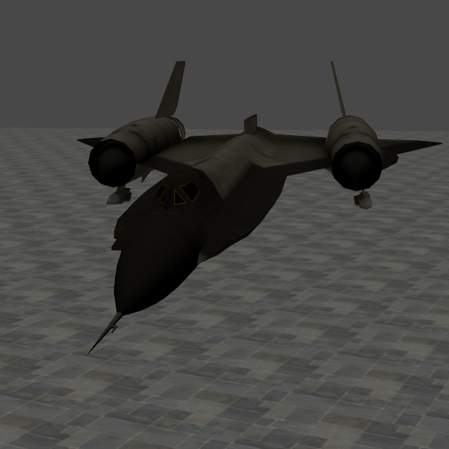 YF-12A Black Bird 3D Model for XNALara by cookm3 on DeviantArt