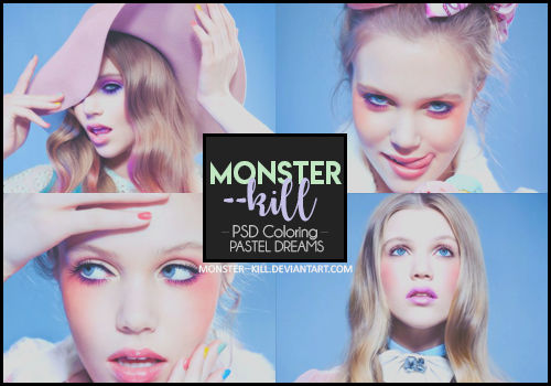 Pastel Dreams - PSD Coloring by monster--kill on DeviantArt