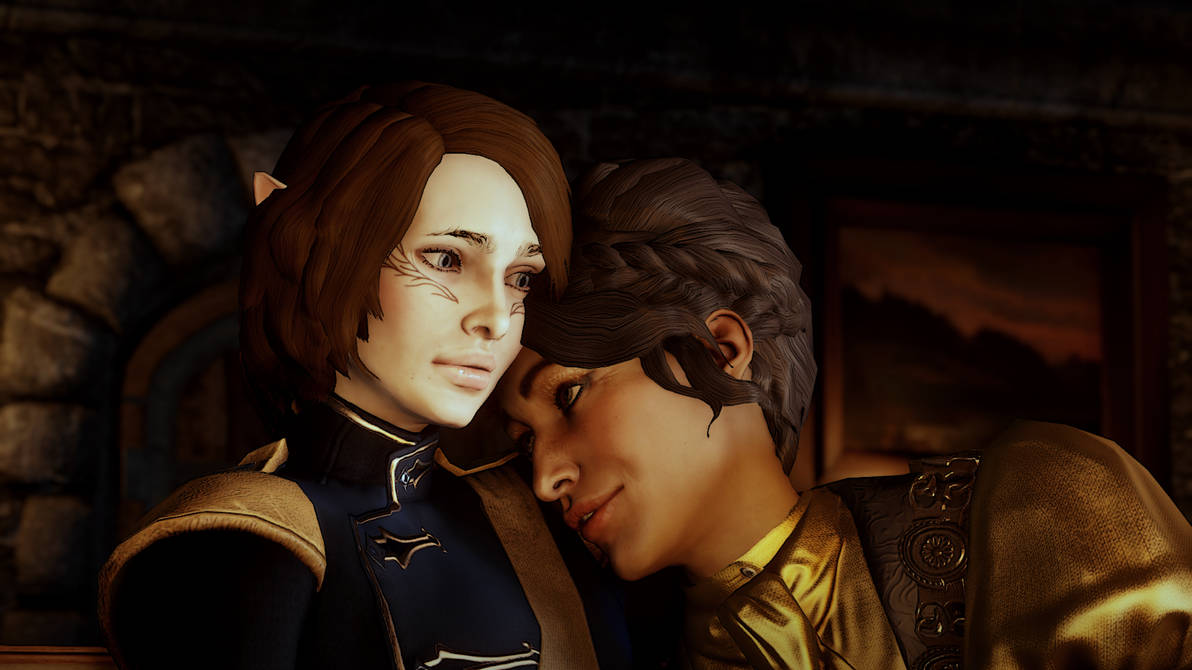 Mephala and Josephine sharing a Tender Moment by DonJohrian on DeviantArt