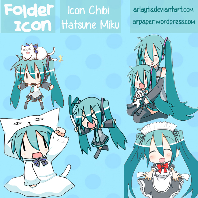 Chibi Icon Hatsune Miku by arlaytis on DeviantArt