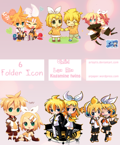 Len And Rin Kagamine Chibi