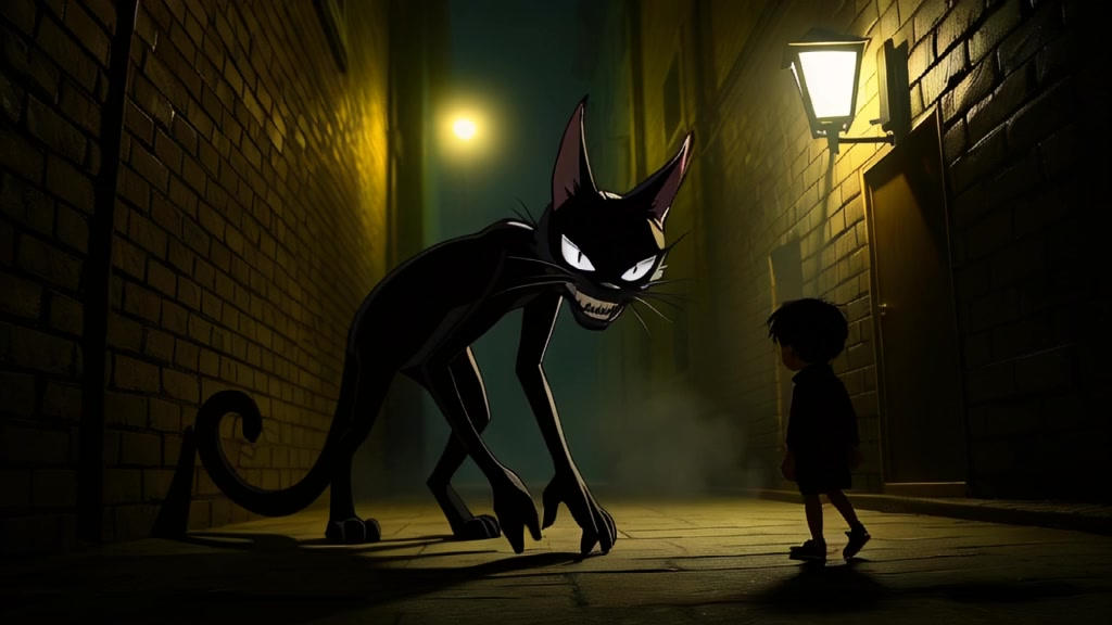 Cartoon Cat Meets A Boy - Short Clip by snarkyshine on DeviantArt
