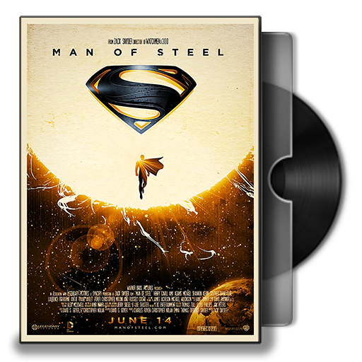 Man of Steel (2013) folder icon [ICO] by FolderIconBoy on DeviantArt