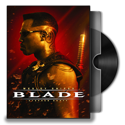 Blade (1998) folder icon by FolderIconBoy on DeviantArt