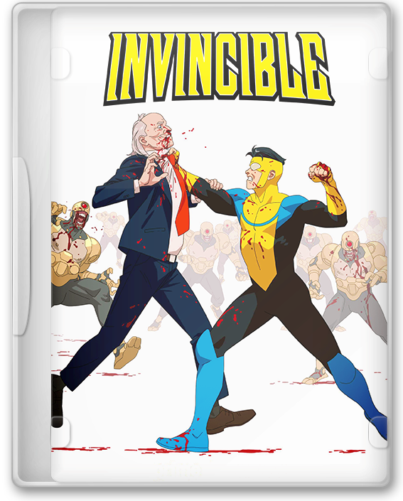 Invincible (2021 TV Series) DVD folder icon v2 by FolderIconBoy on ...