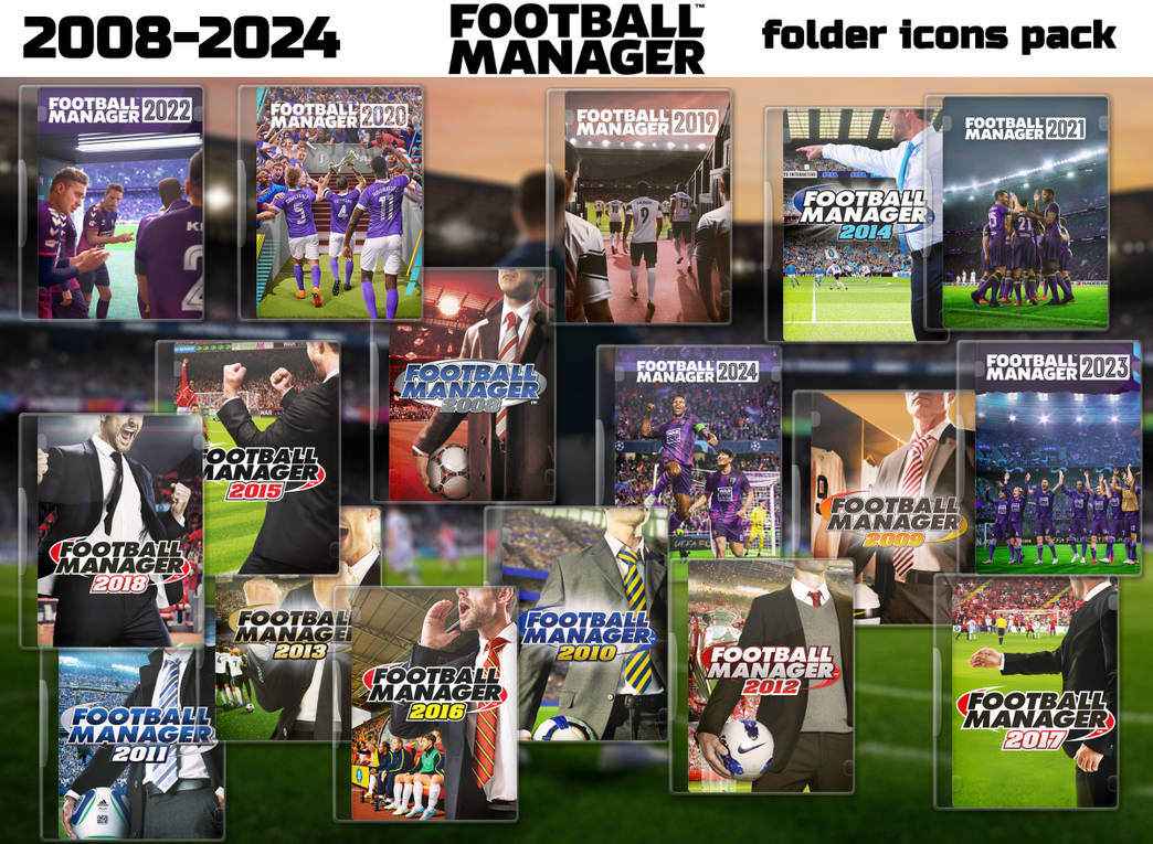 Football Manager games folder icons 2008-2024 by FolderIconBoy on ...