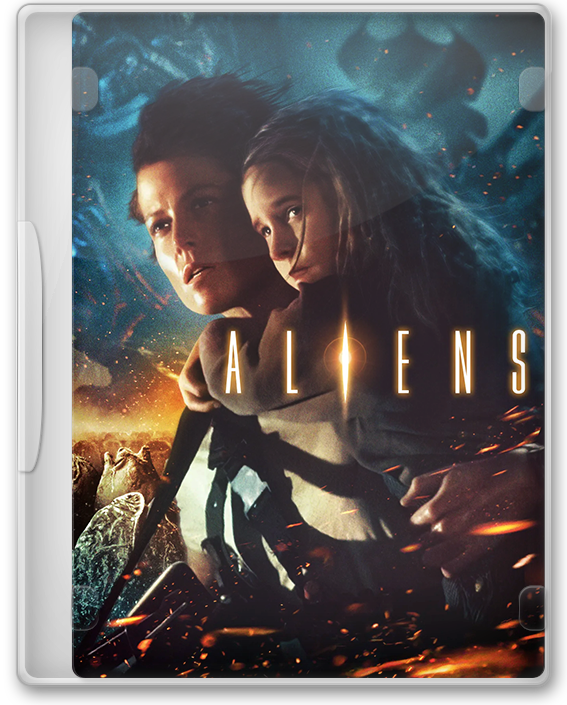 Aliens (1986) DVD folder icon v2 by FolderIconBoy on DeviantArt