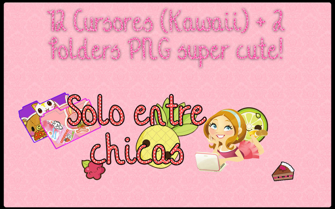 Cursores kawaii + carpetitas PNG by Solo-entre-chicas on DeviantArt