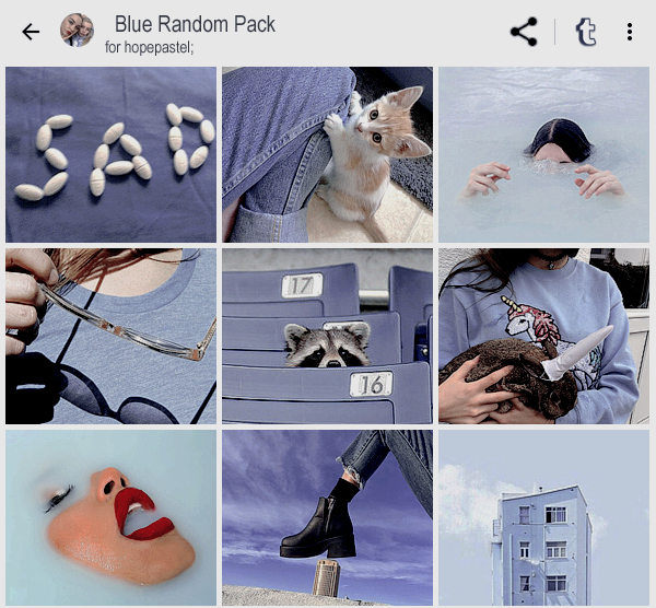 Blue Random Pack By Hopepastel by sixcoloring on DeviantArt